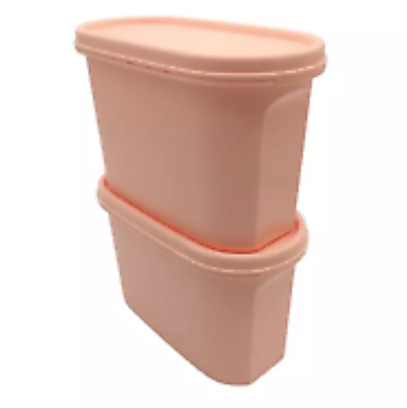 Tupperware | Kitchen | Tupperware Modular Mate Oval 2 Set Of 2 In Rare ...